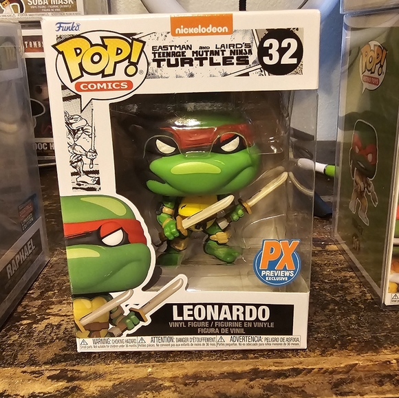 Funko | Other | Leonardo Teenage Mutant Ninja Turtles Funko Pop 32 ...
